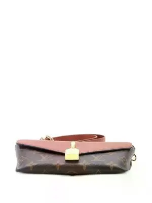 LOUIS VUITTON Monogram Canvas And Leather Padlock On Strap Crossbody Bag