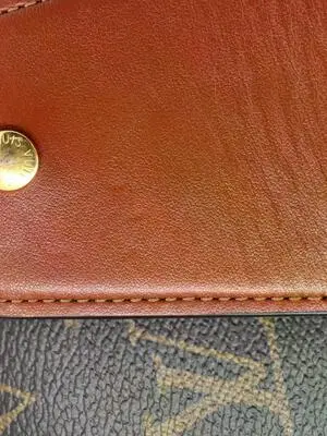 LOUIS VUITTON Monogram Canvas And Leather Padlock On Strap Crossbody Bag