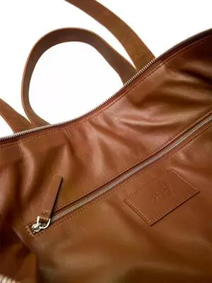 Marsèll Borso Logo-debossed Leather Tote Bag