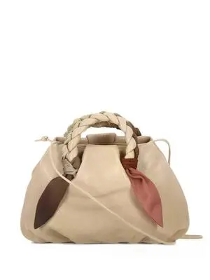 Hereu Braided-handle Drawstring Tote Bag - Neutrals