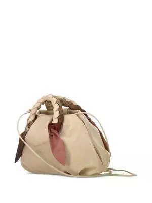 Hereu Braided-handle Drawstring Tote Bag