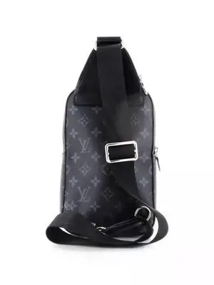 LOUIS VUITTON Avenue Sling Bag Nm Monogram Eclipse Canvas Crossbody Bag