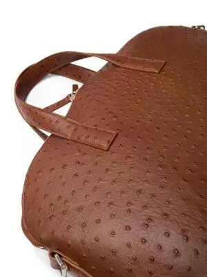Marsèll Ostrich-effect Leather Tote Bag