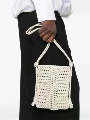 ANYA HINDMARCH Woven Leather Shoulder Bag