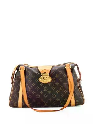 LOUIS VUITTON Stresa Handbag Monogram Canvas Pm Shoulder Bag - Brown