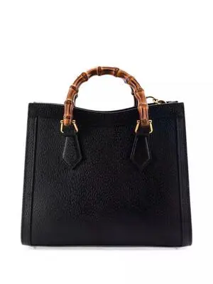 Gucci Diana Nm Bamboo Handle Leather Small Tote Bag