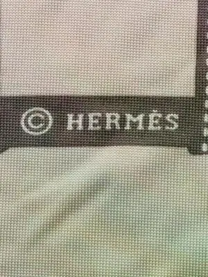 Hermès 2010s 90 Carre Bolduc Scarf - Neutrals