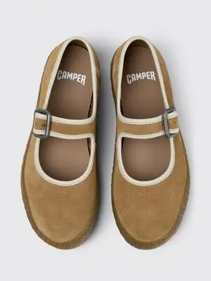 Camper Suede Ballet Pumps