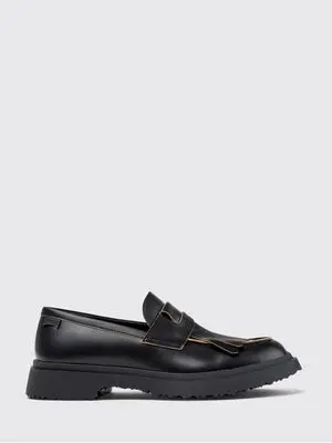 Camper Twins Leather Loafer With Fringes