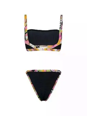PARAMIDONNA Ava Printed Crinkled Bikini
