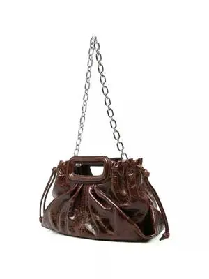Maje Crinkled-effect Chain-link Tote Bag