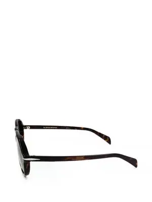DB EYEWEAR BY DAVID BECKHAM Tortoiseshell-effect Navigator-frame Sunglasses - Brown