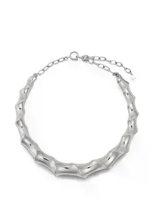 Liviana Conti Twisted-effect Chain-link Necklace - Silver