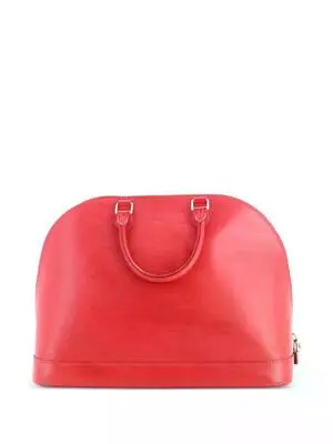 LOUIS VUITTON Epi Leather Alma Satchel - Red