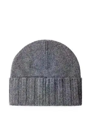 HACKETT LONDON Ribbed-trim Beanie Hat
