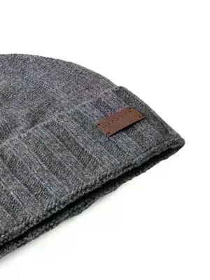 HACKETT LONDON Ribbed-trim Beanie Hat
