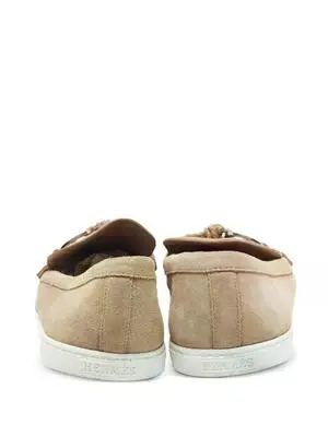 Hermès Ignacio Suede Loafers
