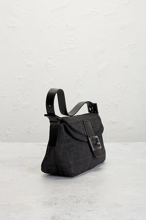 Fendi Zucca Baguette Shoulder Bag