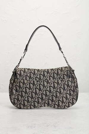 Dior Trotter Oblique Double Saddle Bag