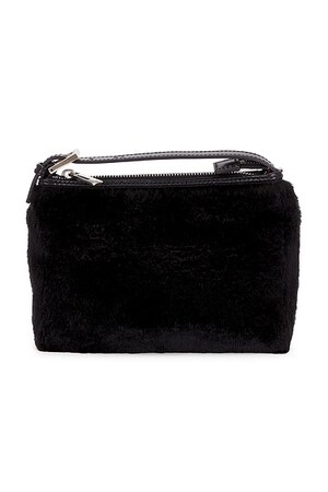 Fendi Fur Vanity Handbag - Black