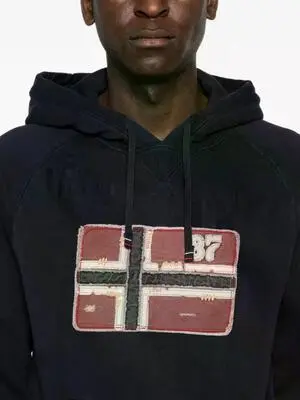 NAPAPIJRI B-archive Logo-patch Drawstring Hoodie