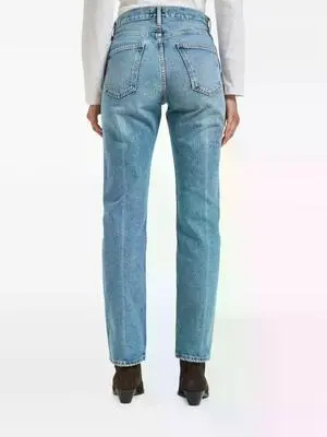 AGOLDE Distressed Straight-leg Jeans