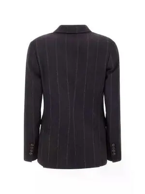 Eleventy Pinstripe Double-breasted Blazer