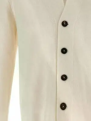 Eleventy Ribbed-trim Button-up Cardigan