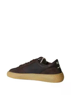PURAAI 1.01 Vintage Suede-panel Sneakers