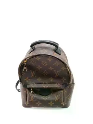 LOUIS VUITTON 2019 Monogram Mini Palm Springs Backpack - Brown