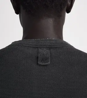 REPRESENT Heavyweight Cotton Henley Top
