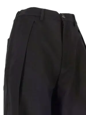 Barena Venezia Pleated Wool-blend Shorts
