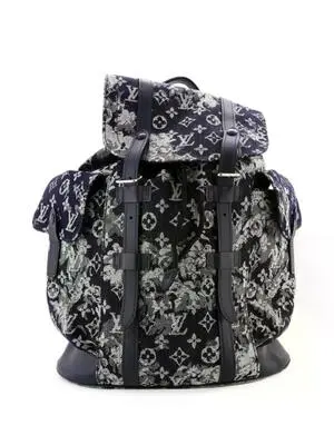 LOUIS VUITTON Christopher Monogram Tapestry Canvas Pm Backpack