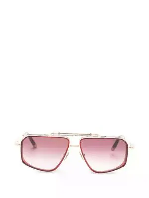 MAYBACH EYEWEAR The Guardian I Geometric Frame Sunglasses - Red
