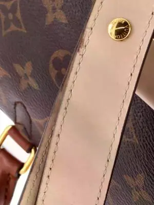 LOUIS VUITTON Vaugirard Handbag Monogram Canvas With Leather Satchel