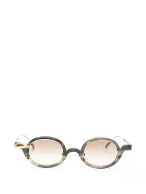 RIGARDS Oval-frame Sunglasses - Silver