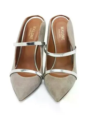 MALONE SOULIERS Suede Stiletto Mules