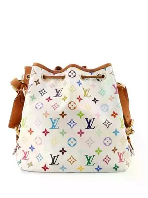 LOUIS VUITTON Petit Noe Handbag Monogram Multicolor Bucket Bag - Multicolour