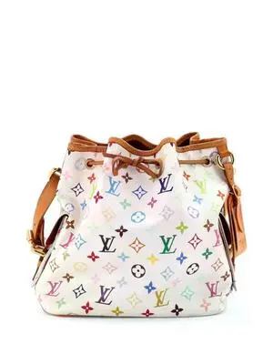 LOUIS VUITTON Petit Noe Handbag Monogram Multicolor Bucket Bag