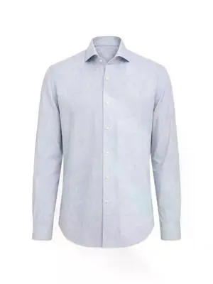 XACUS Button-fastening Long-sleeve Shirt
