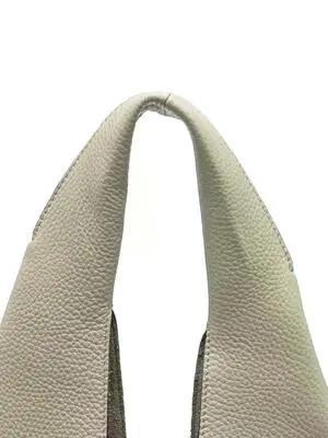 A.p.c. Virginie Pebbled-leather Shoulder Bag - Green