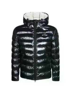 BLAUER. Adams Quilted Hooded Jacket - Black