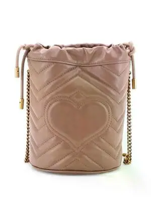 Gucci Gg Marmont Matelasse Leather Mini Bucket Bag