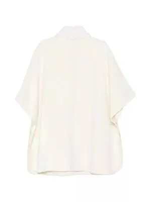 LISKA Fur-trim Patch-pocket Coat