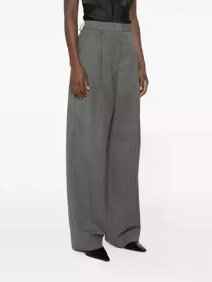 THELATEST Pleated-design Wide-leg Trousers