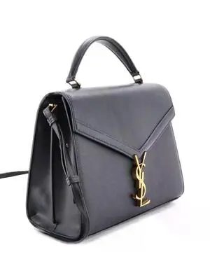 Saint Laurent Cassandra Leather Medium Satchel
