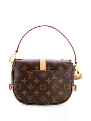 LOUIS VUITTON Saumur Handbag Monogram Canvas Bb Crossbody Bag - Brown