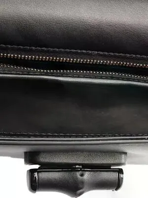 Gucci 2016-2026 Small Calfskin Bamboo Diva Top Handle Bag Satchel