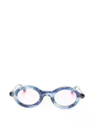 PALOCERAS Round-frame Sunglasses - Blue
