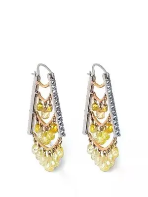 PARULINA Diamond Chevron Earrings